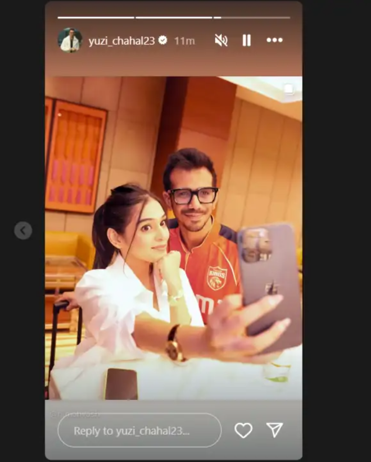 Yuvzvendra Chahal shares photo with RJ Mahvash amid relationship ...