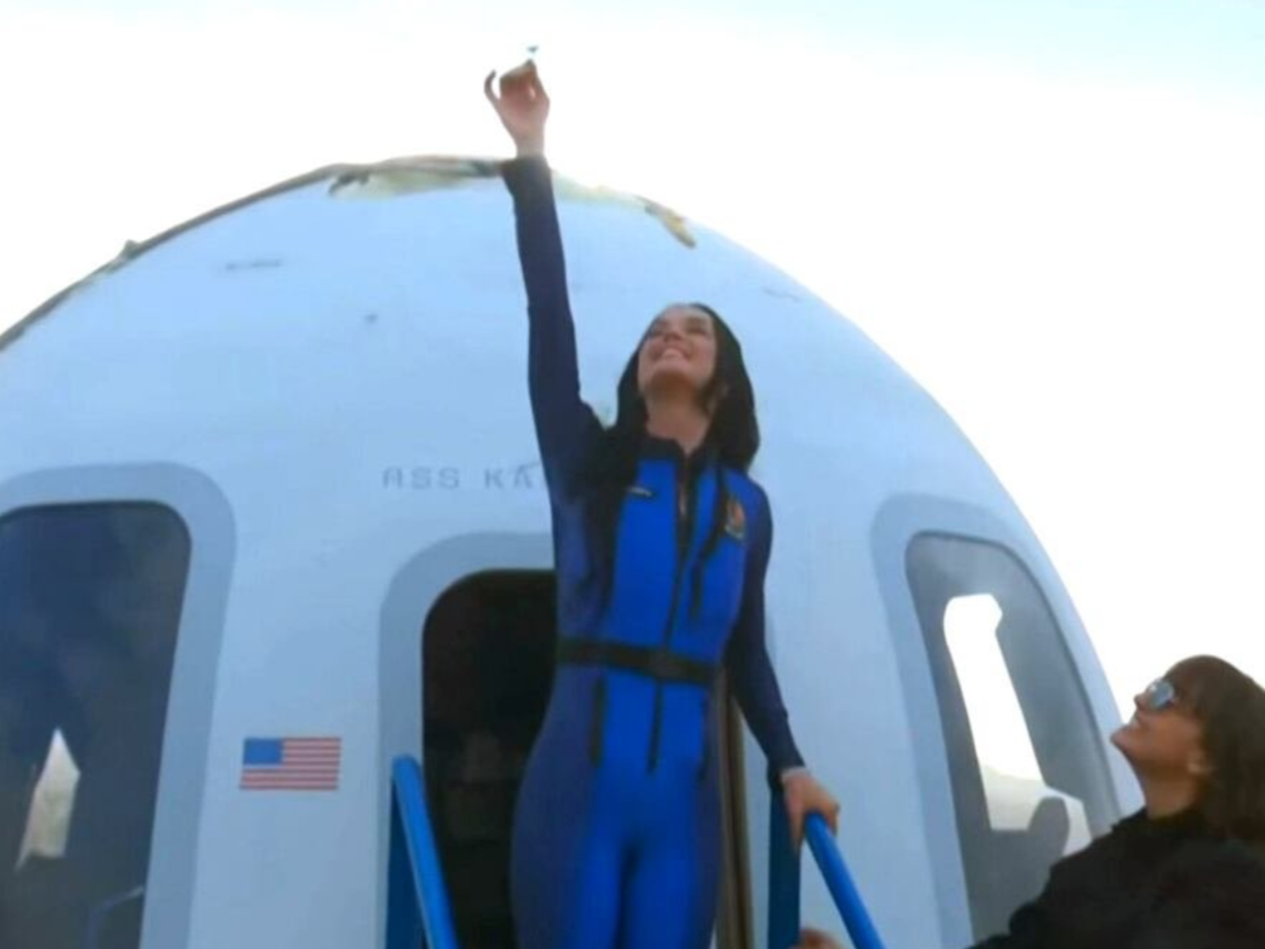 Hear Katy Perry 'roar' 100 km above Earth | Bhaskar English
