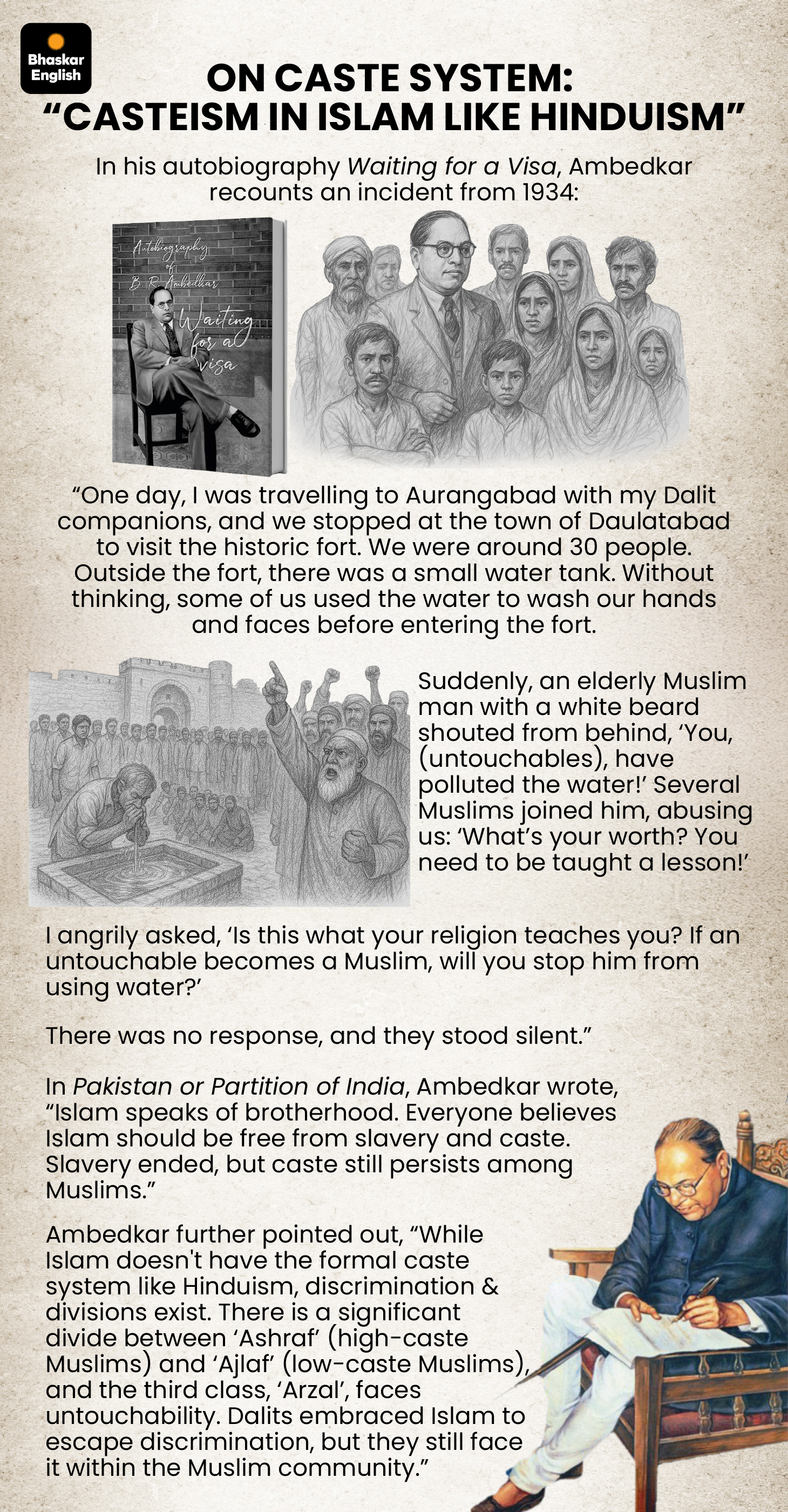 BR Ambedkar Vs Islam; Buddhism Conversion Story Explained | Hindu Muslim