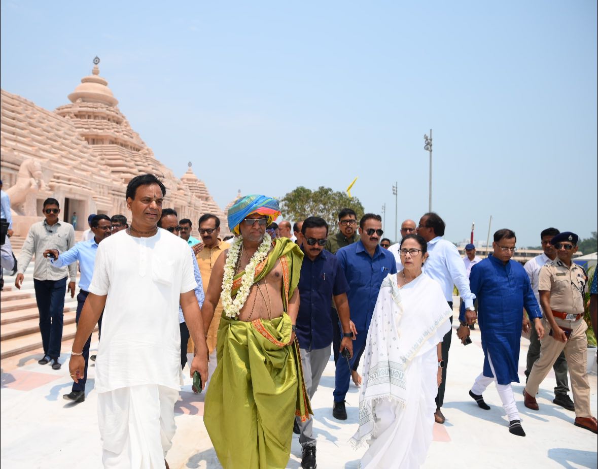 Mamata Banerjee visits Digha Jagannath Temple ahead of consecration ceremony: Bengal CM praised ...