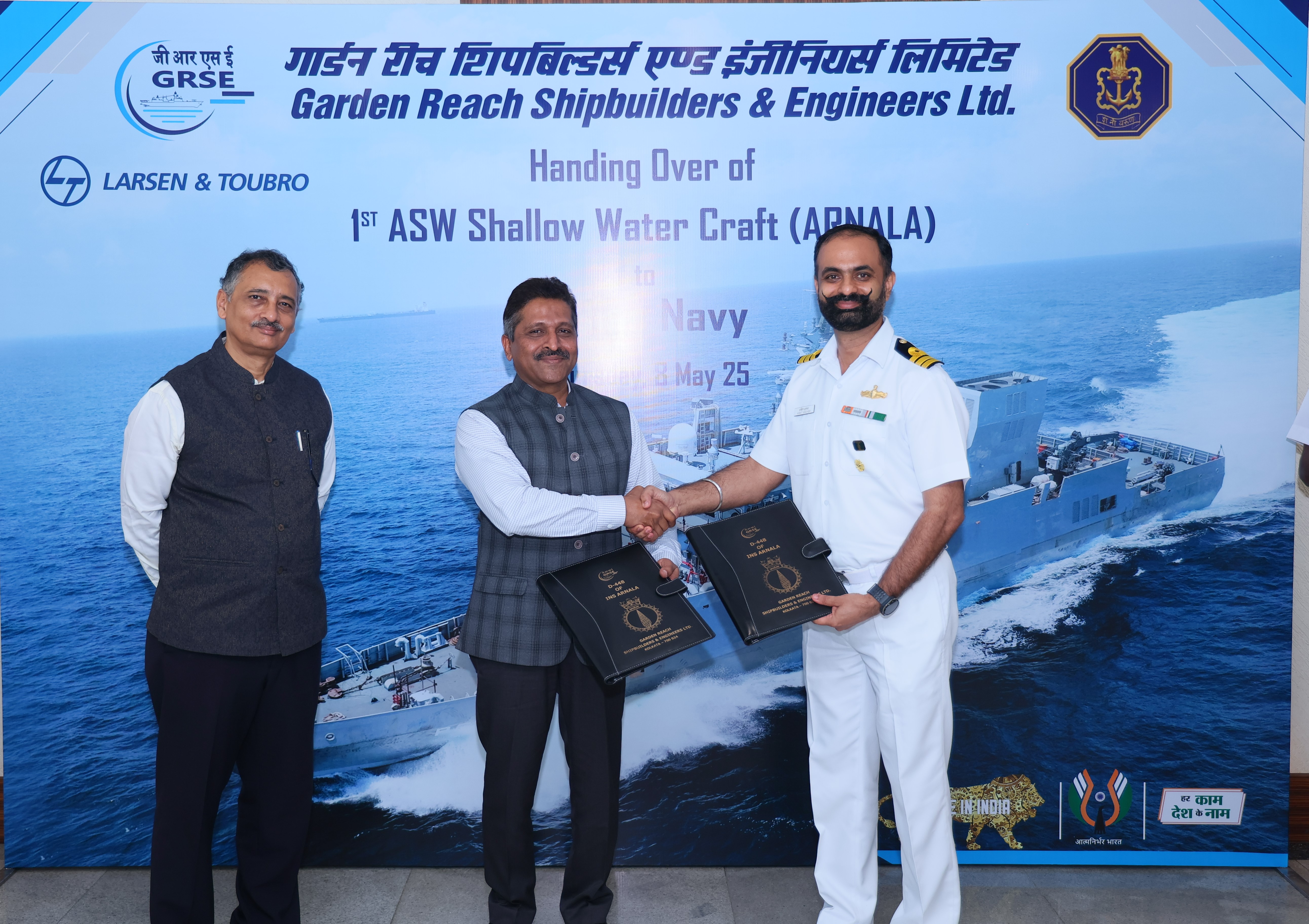 INS Arnala joins Indian Navy fleet, boosts coastal anti-submarine strength