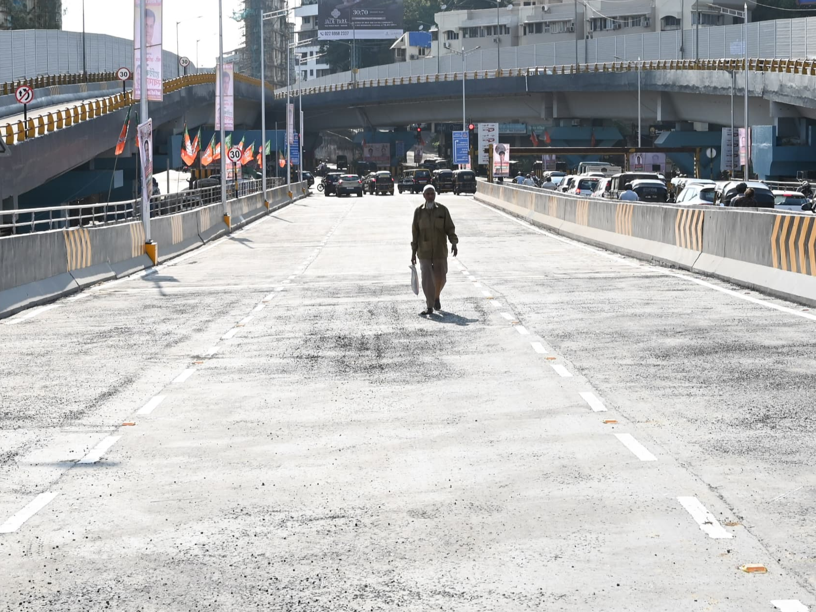 Minister Shelar inaugurates Gokhale bridge