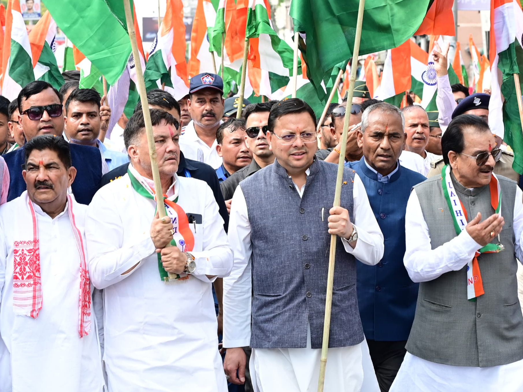 BJP holds Tiranga Yatra in honour of soldiers