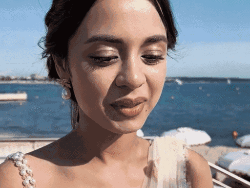 Cannes'25- Parul Gulati's entry in dress made of braided hair | Bhaskar ...