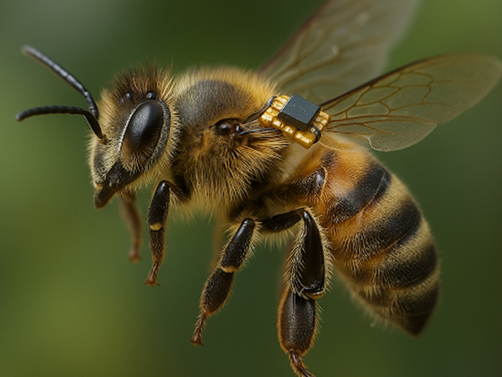 Bees—not just buzzing, but generating electricity