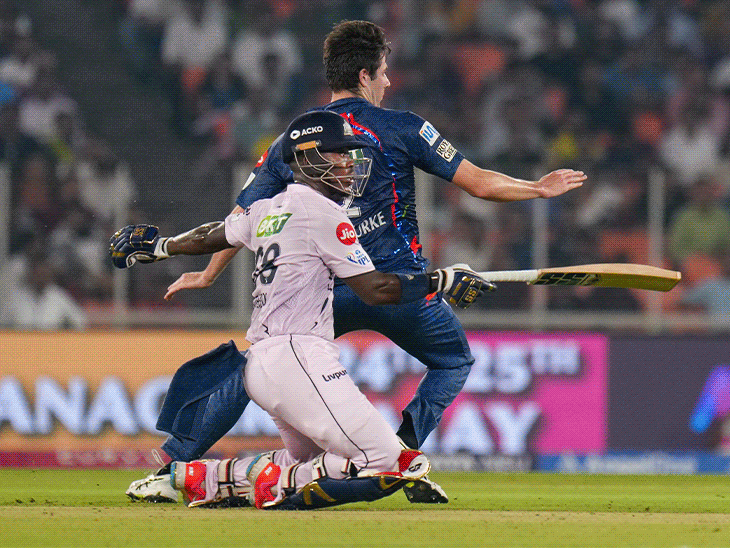 Watch - Siraj sledges Pooran, he responds with 6,4: Akash Singh copies ...