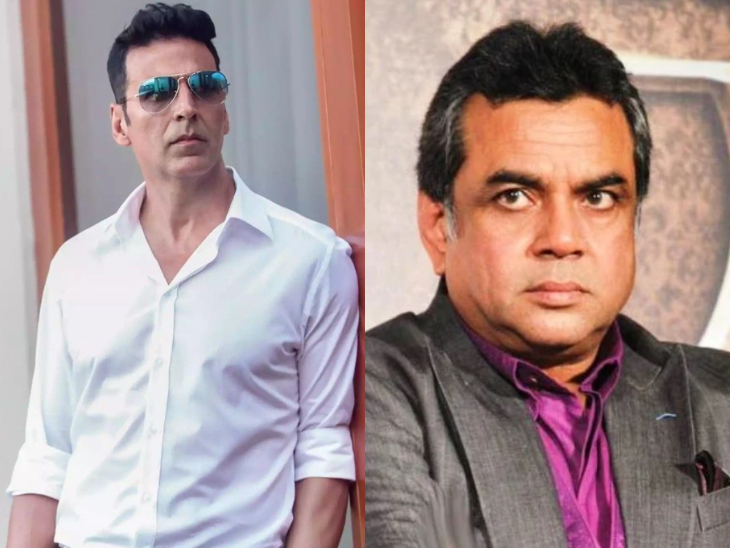 Akshay Kumar reacts to Paresh Rawal exit from hera pheri 3 exit during housefull 5 trailer ...