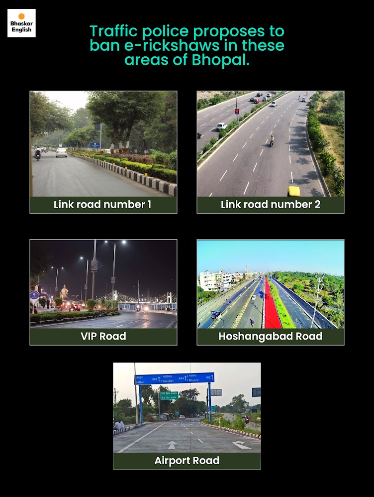 E-rickshaws’ ban in 5 areas of Bhopal: Road safety committee’s proposal ...