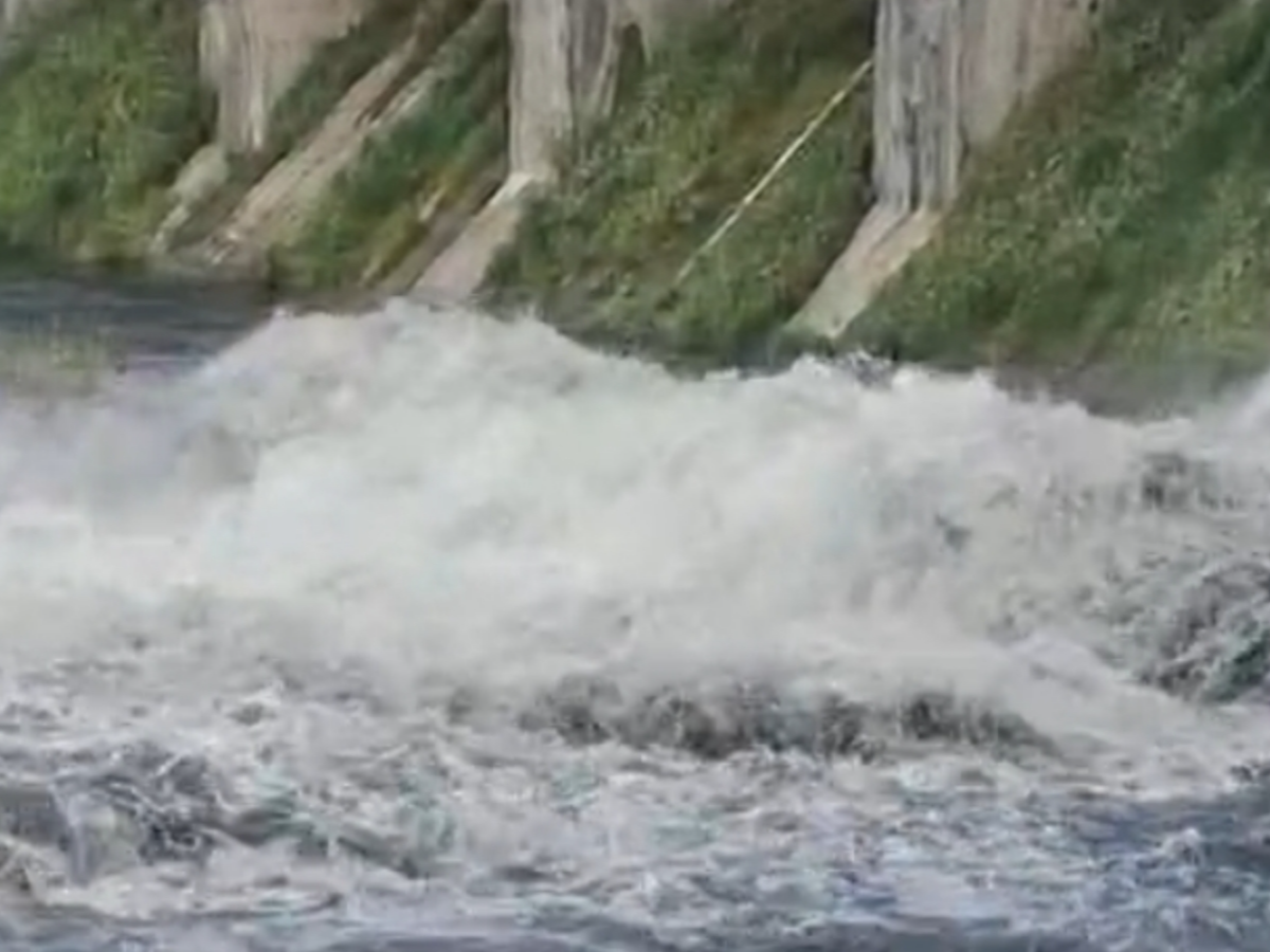 Venu-2 Dam gates opened for urgent repairs: 6,823 cusecs of water ...