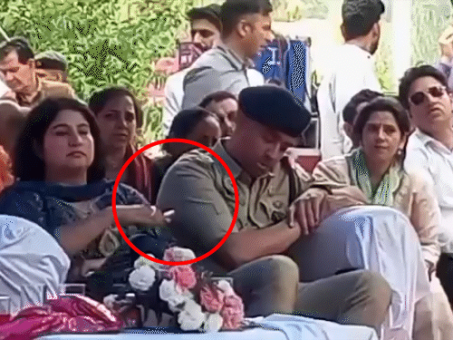 SP Kullu dozes off during CM's event; DC nudges him awake—video goes viral