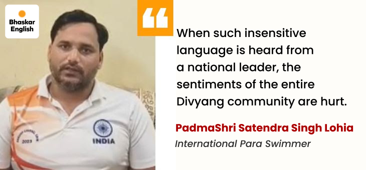 Para swimmer protests Rahul Gandhi’s ‘Langda’ remark: Padma Shri ...
