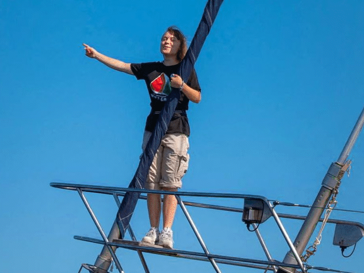 Greta Thunberg sails with Gaza aid ship for Eid; Sought security from ...