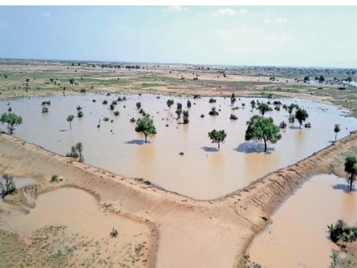 as monsoon near khadin baoris ponds talabs johads tankas ; ancient ...
