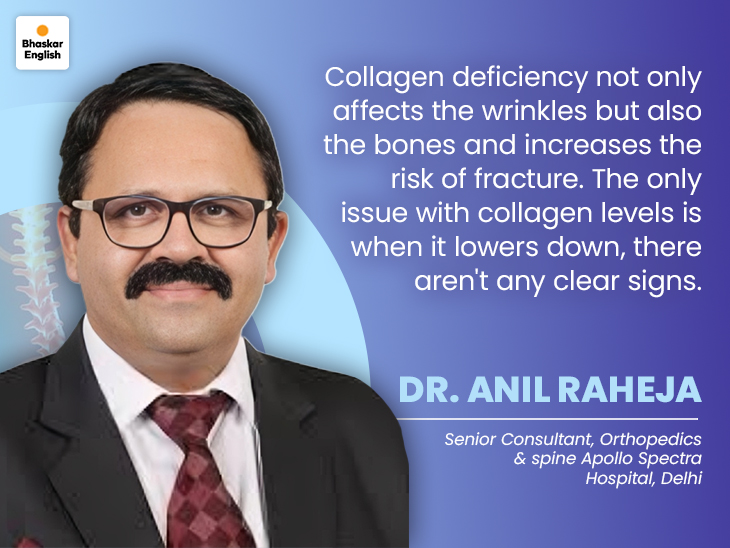 Collagen deficiency leads to aging | Bhaskar English