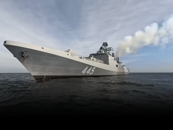 INS Tamal Joins Indian Navy | Frigate Armed with BrahMos to Watch Over ...