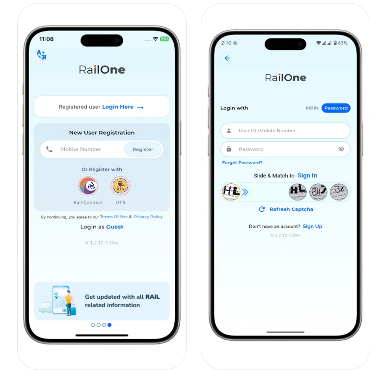 Book tickets and track trains— all in one app
