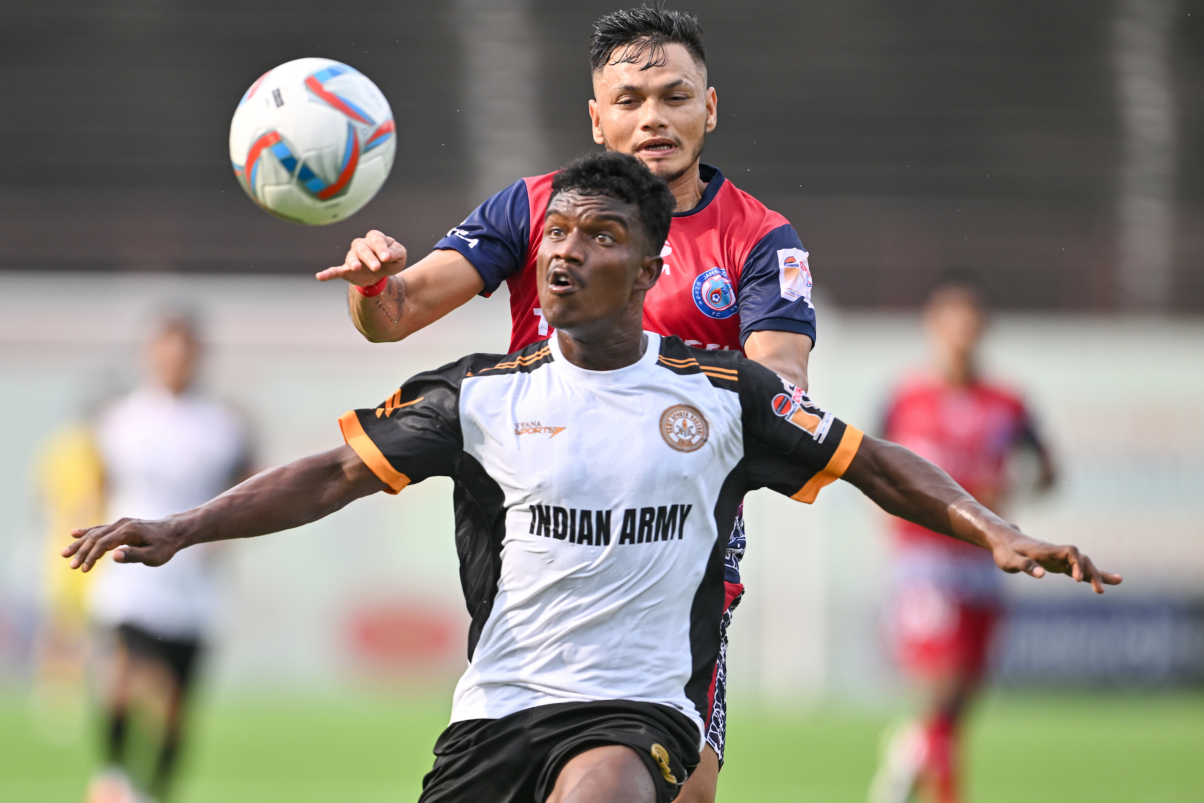 jamshedpur fc edge indian army ft sanan mohammed goal keeps red miners ...