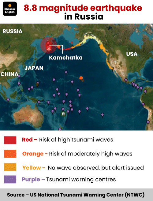 World’s 6th largest earthquake hits Russia, magnitude 8.8; Tsunami ...