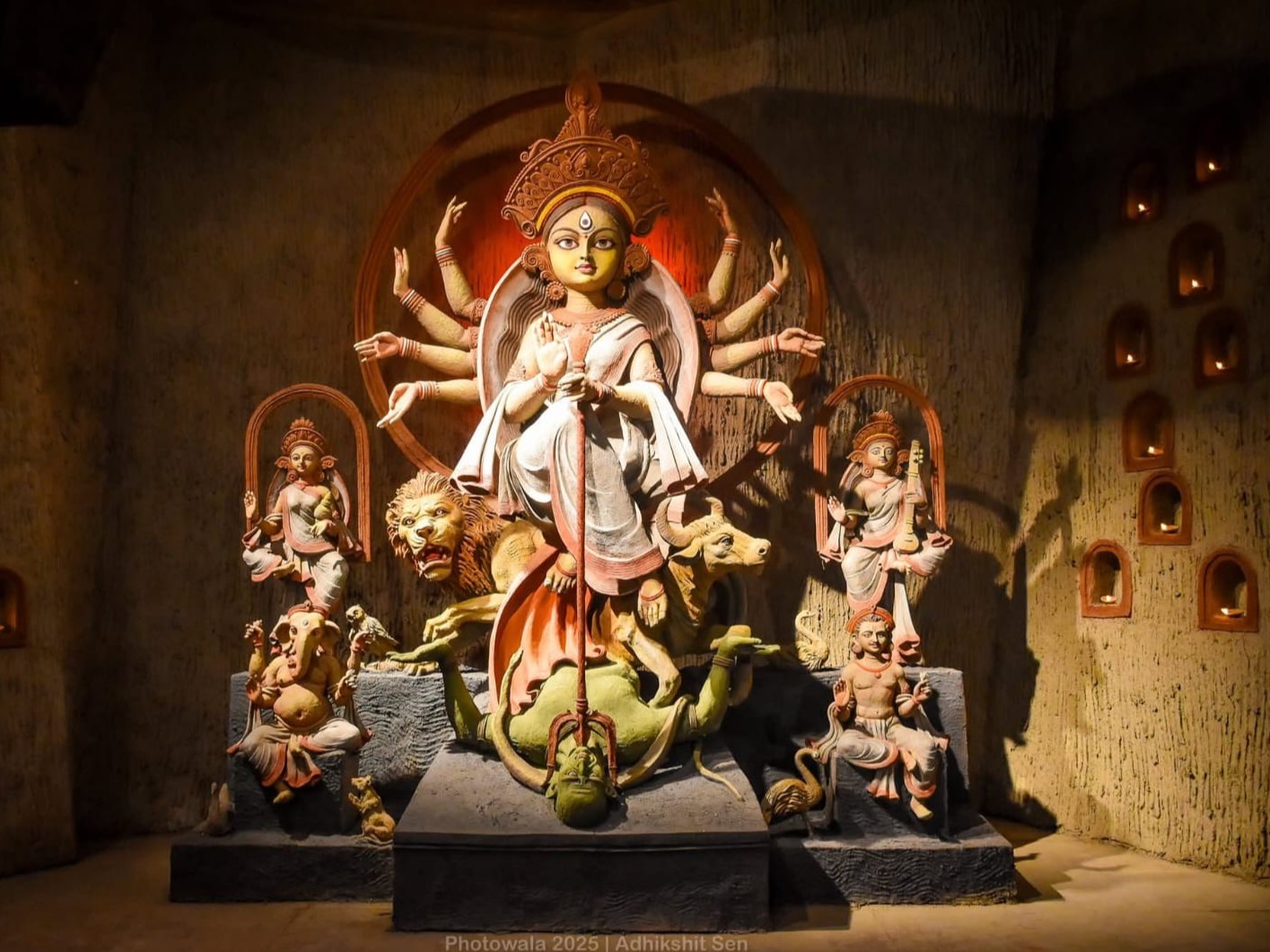 behala club celebrates 81st year with adda durga puja theme mon chash ...