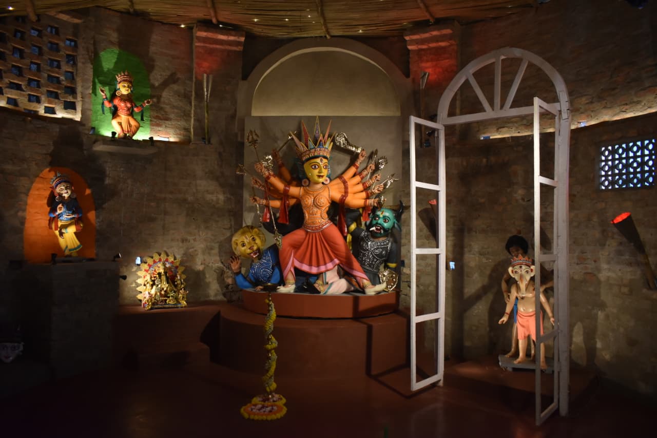 bawanipur mukta dal 77th year arale theme gomira mask dance kushmandi ...