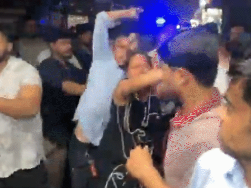 Guards beat woman in Greater Noida society VIDEO Chaos wrong side entry ...