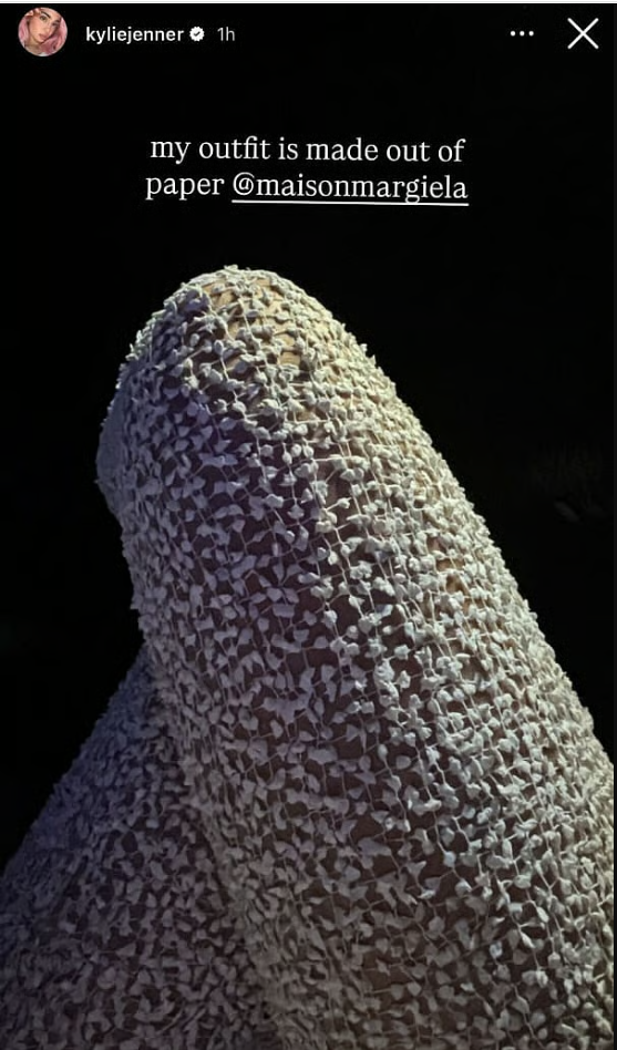 Kylie's dress 'made out of paper' turn heads | Bhaskar English