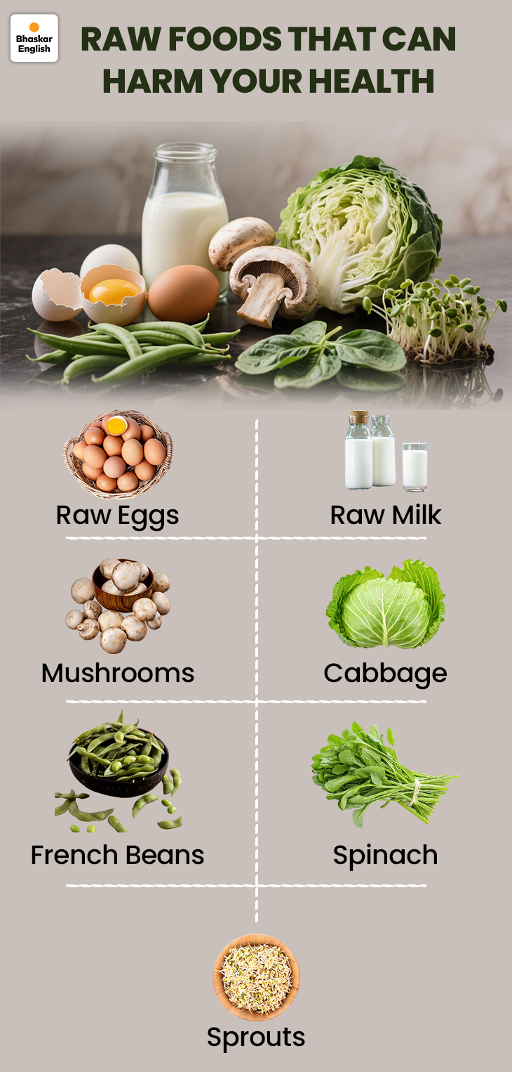 Don't eat raw egg and these 8 fruits and vegetables