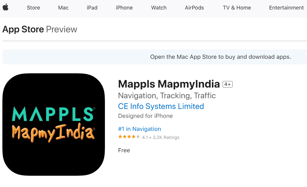 ‘Mappls’, India’s answer to Google Maps