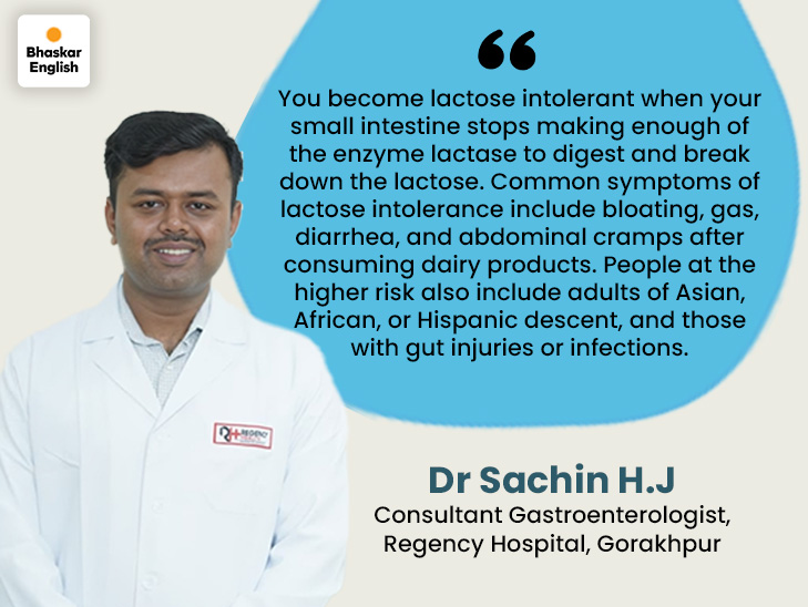 Feeling bloated after consuming milk products?