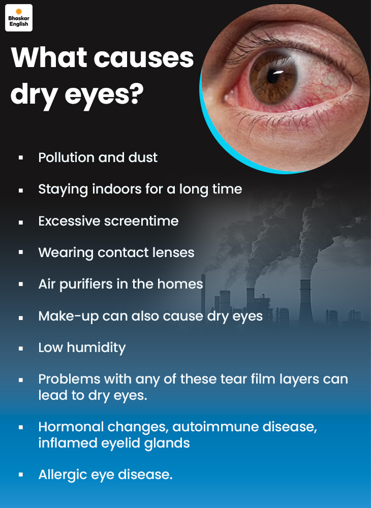 Dry eyes can lead to infections, warn doctors