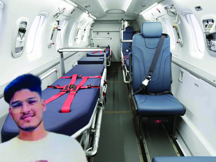 Jaipur student returning from Kazakhstan via air ambulance on Diwali ...