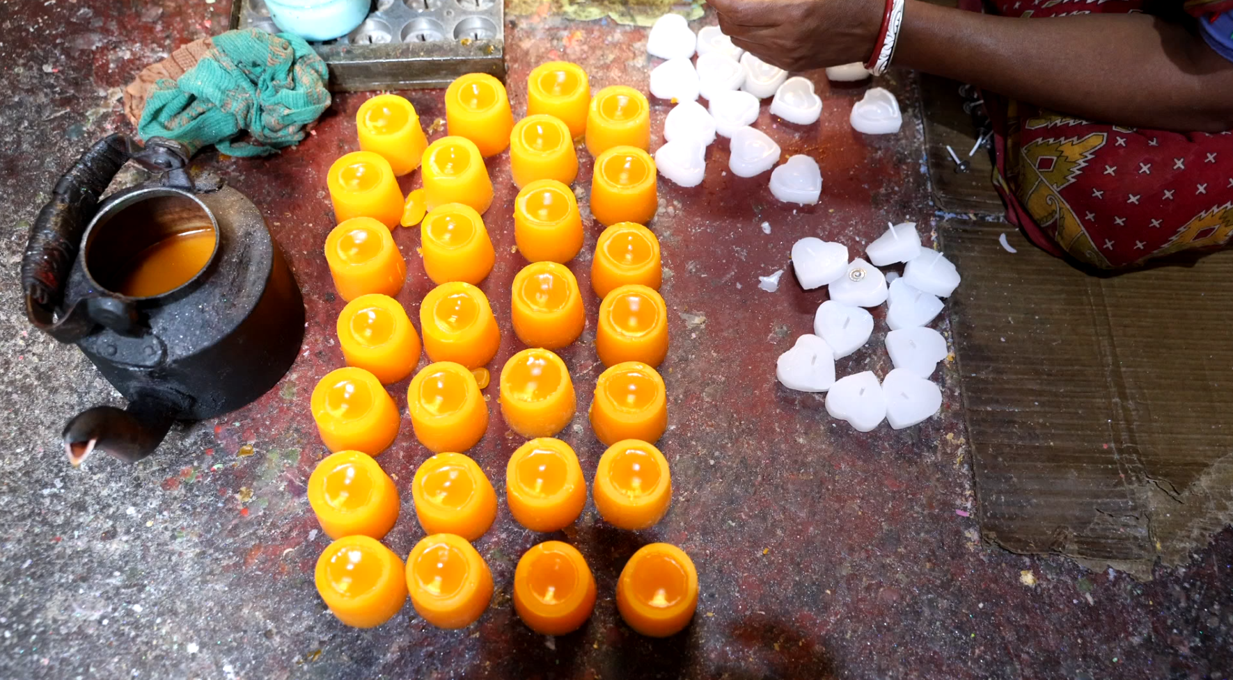 kolkata family transforms candle making into global art from colour ...