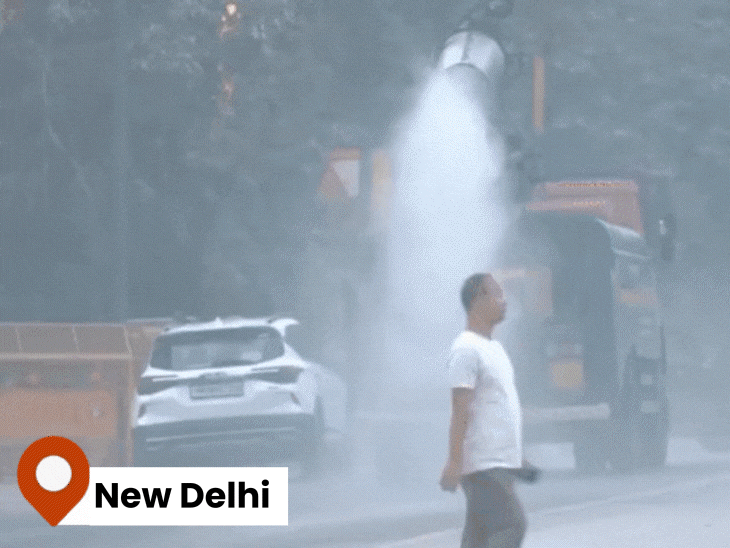 Delhi AQI 412: Severe Pollution Spikes Asthma; Lahaul -2°C, TN Rain