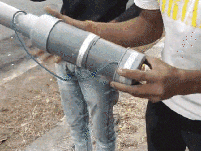 Carbide gun victims say, 'light now hurts': Eyes shut automatically in ...