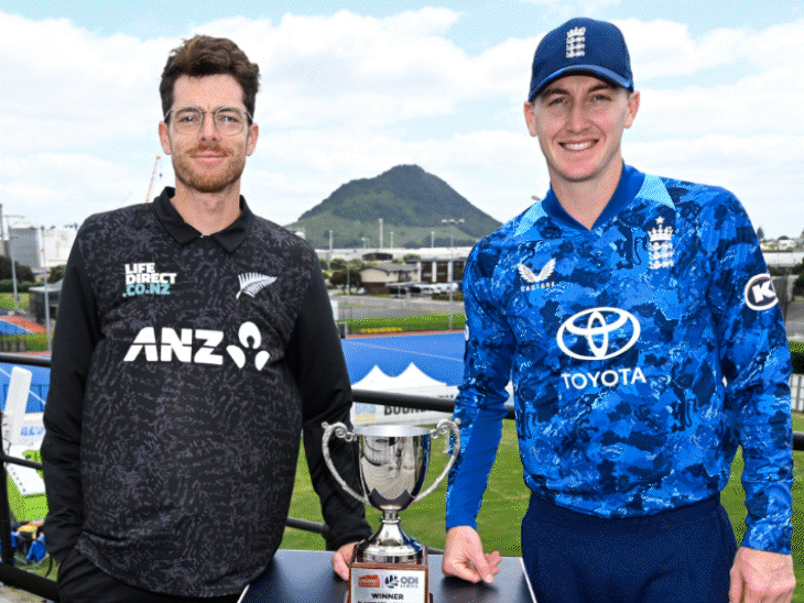 New Zealand beat England by 4 wicket in 1st ODI: Daryll Mtchell, Zakary ...