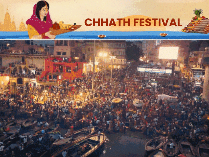 Devotion and colours of Chhath puja shine across Varanasi ghats ...