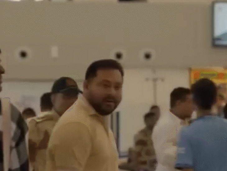 Tej Pratap and Tejashwi Yadav face off silently at Patna airport amid ...