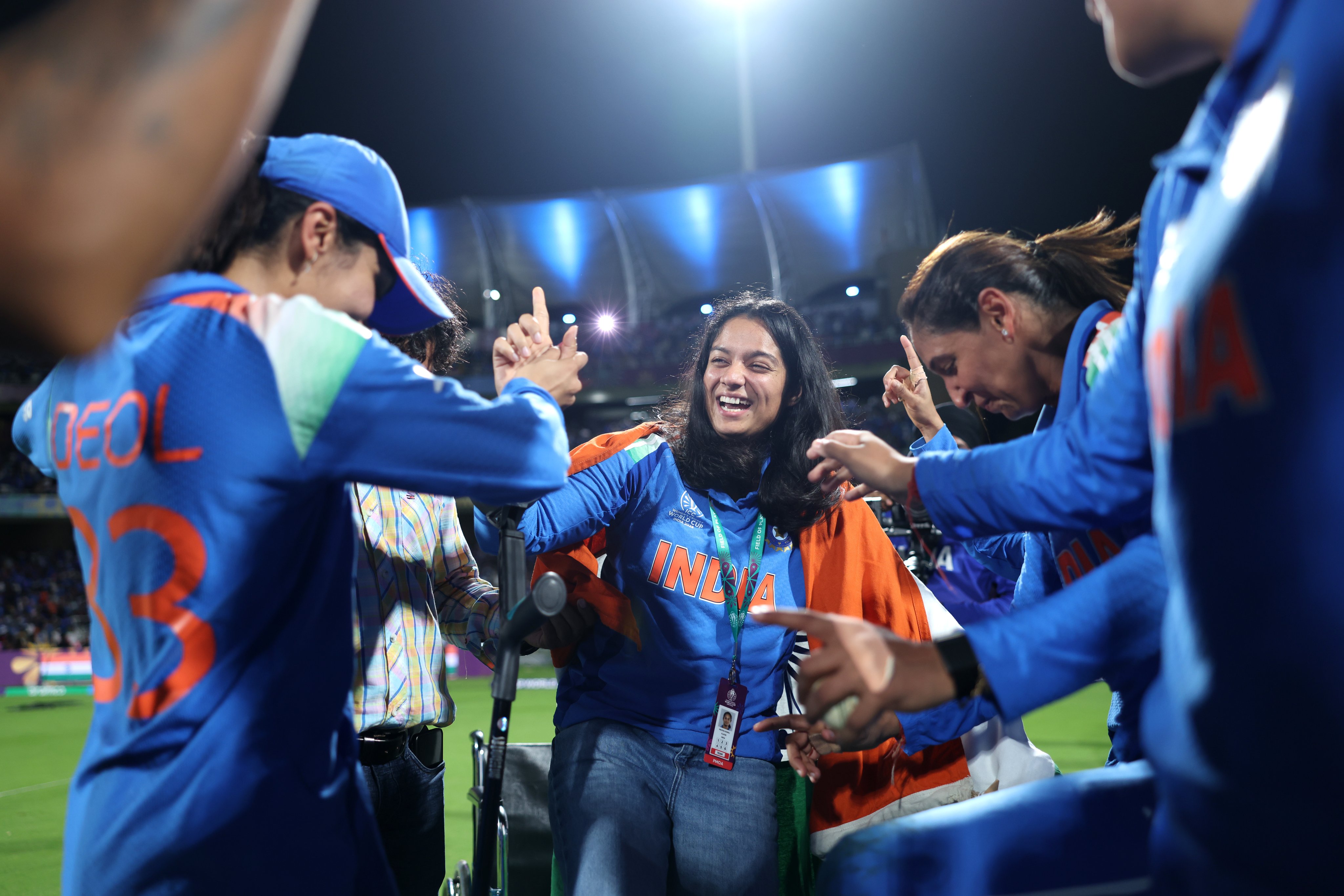 Pratika Rawal receives her Women's World Cup medal: India batter's ...