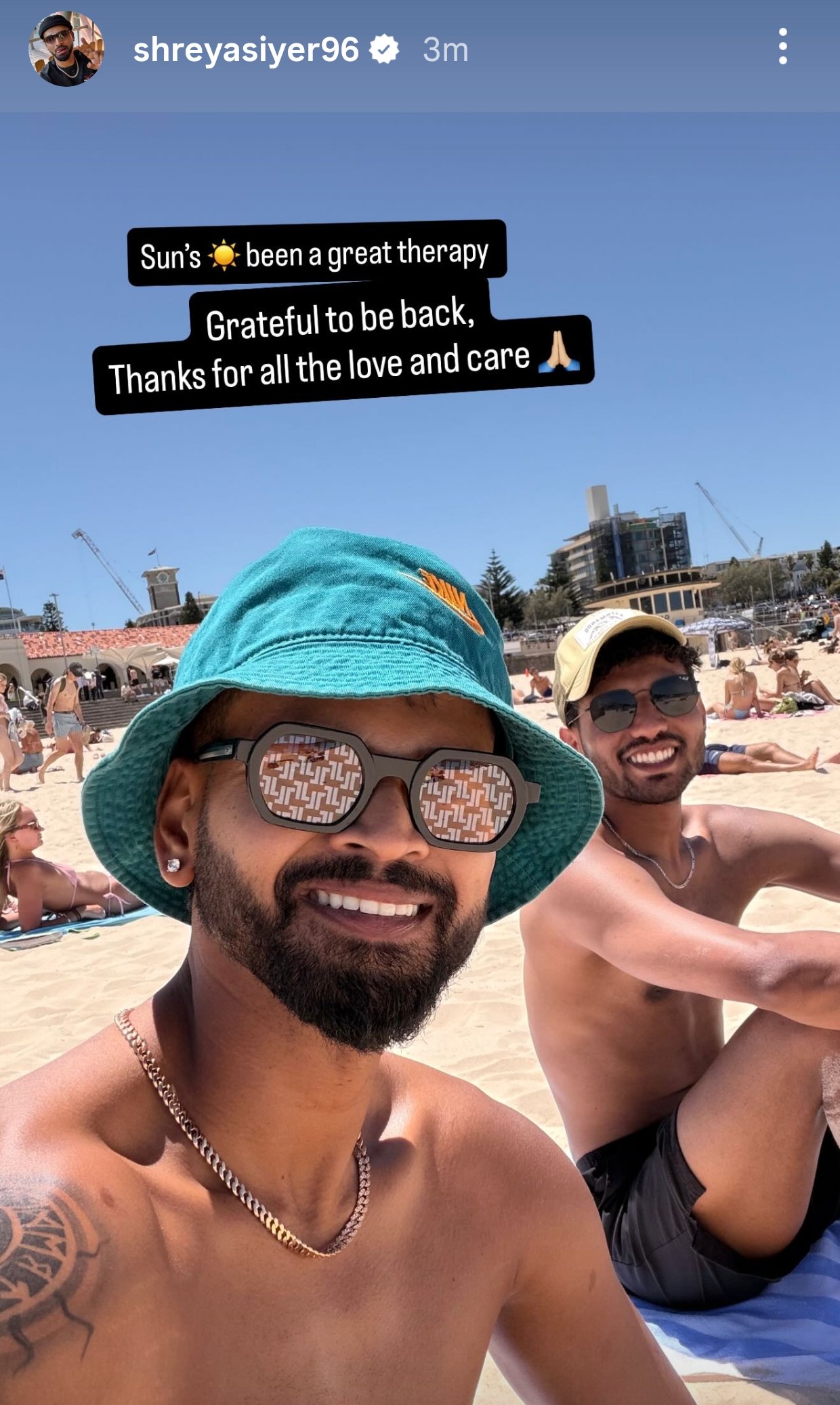 'Grateful for all the love and care': Shreyas Iyer shares reovery ...