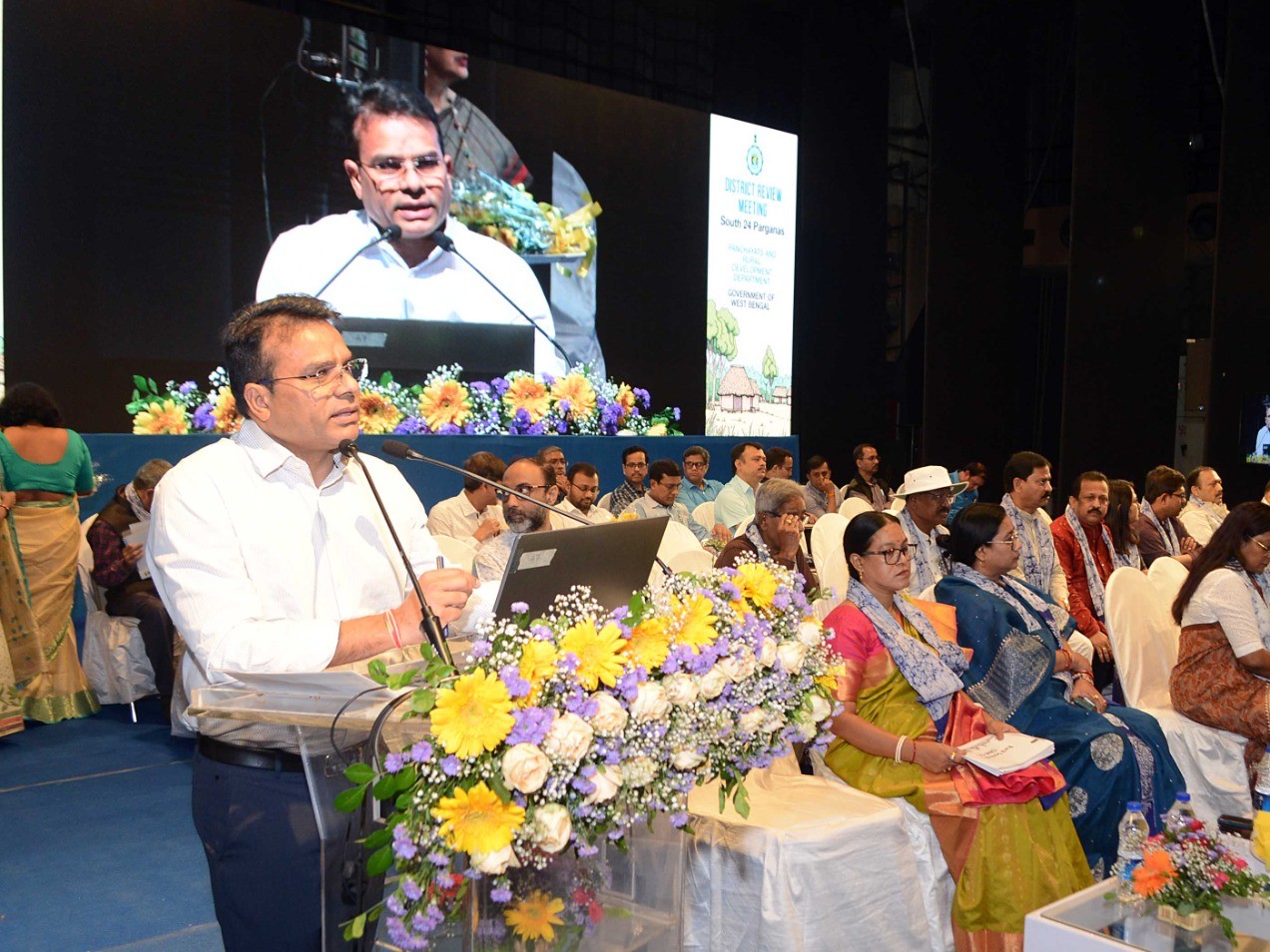 west bengal minister reviews rural schemes progress sonarpur meeting ...