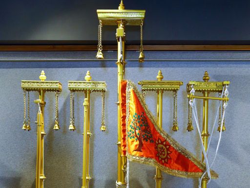 Ayodhya Ram Mandir Dhwaja Interesting Facts; Surya Om | Kovidar Tree ...