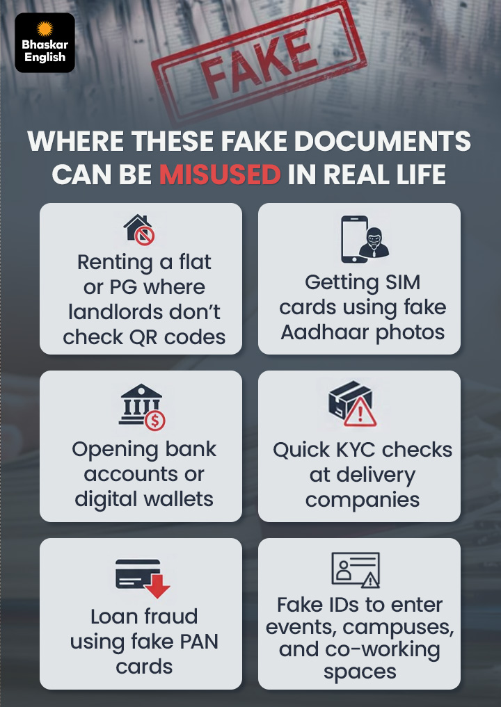Fake Aadhaar and PAN cards made using Nano Banana Pro