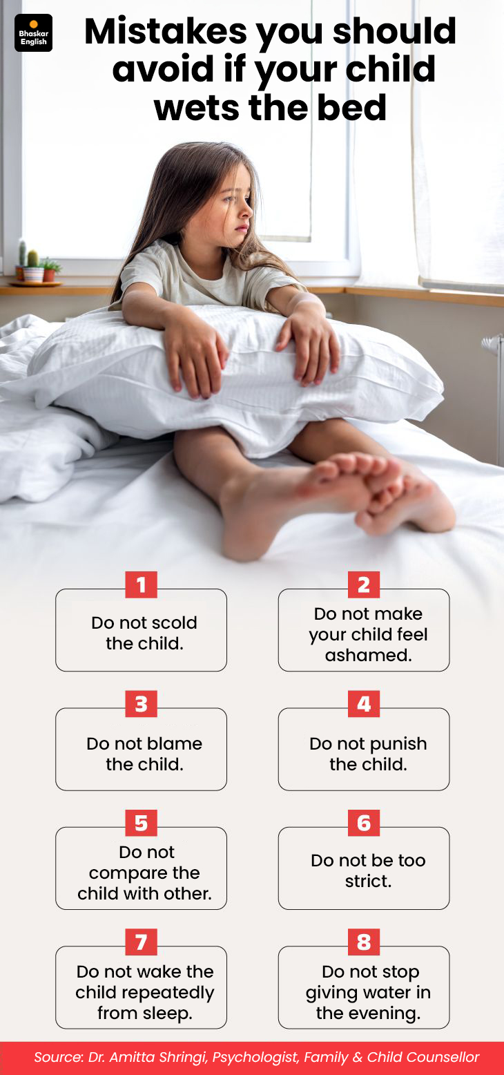 Is bedwetting normal for a 5-year-old kid? | Bhaskar English