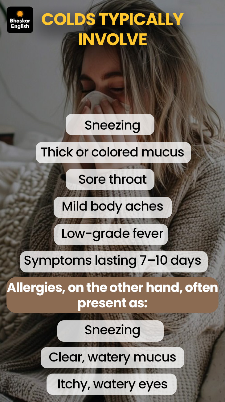 How winter allergies mimic a cold