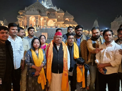 Ayodhya MP Awadhesh Prasad visits Ram Mandir with family Says, ‘I am ...