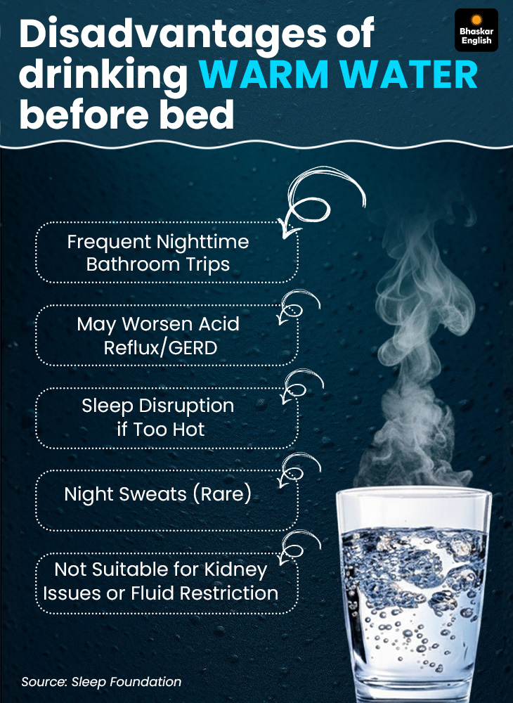 Does warm water do wonders before bed? | Bhaskar English