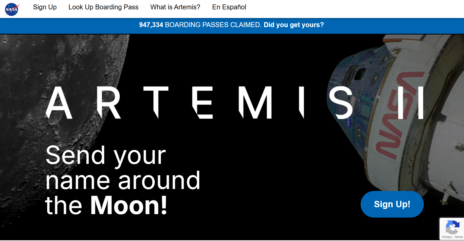 NASA lets you send your name to Moon for free