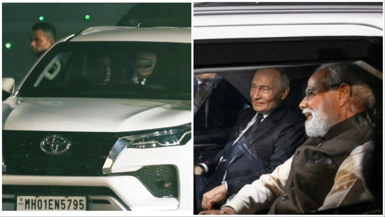 Modi-Putin's Fortuner ride goes viral on social media | Bhaskar English