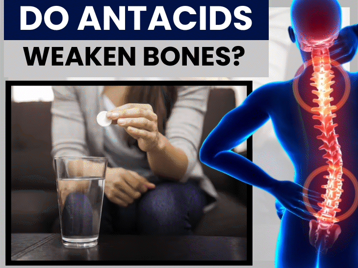 Can a acidity tablet pantop increase risk of bone fractures?