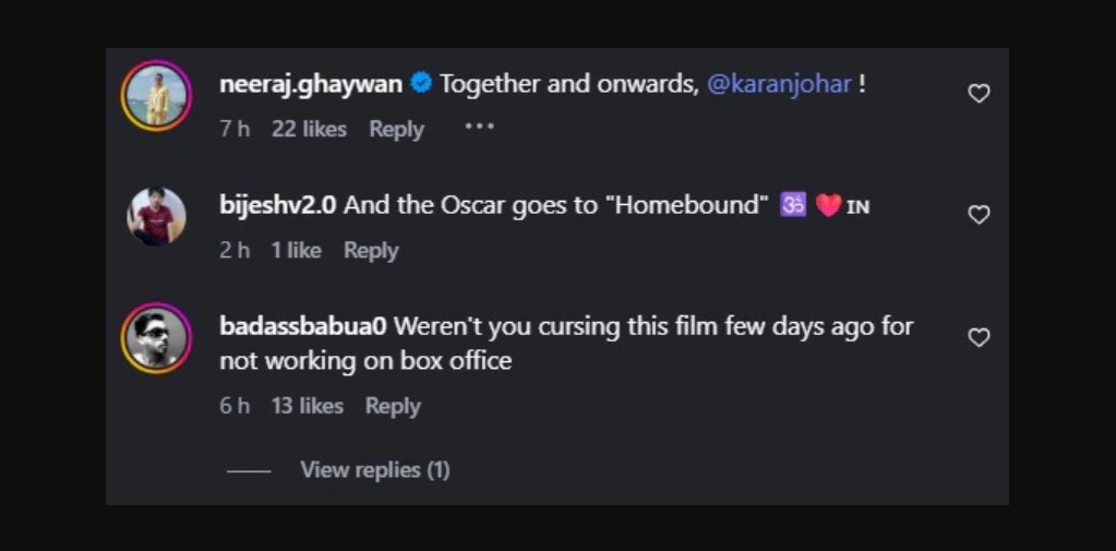 'Homebound' earns spot on Oscars 2026 shortlist